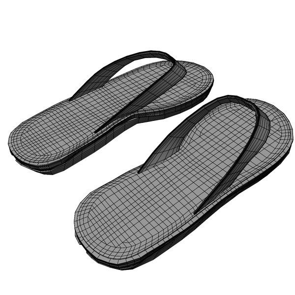 3D flip-flops model - TurboSquid 1326583