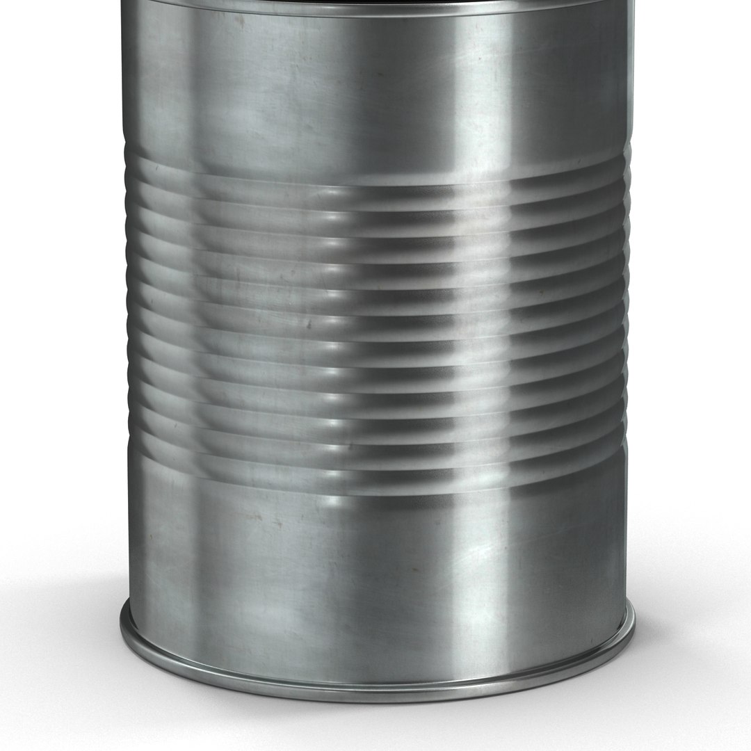 3d Model Open Tin 2