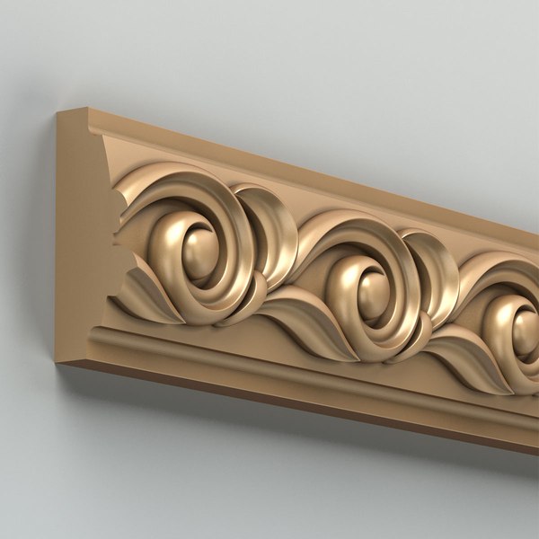 3D decorative molding - TurboSquid 1552670