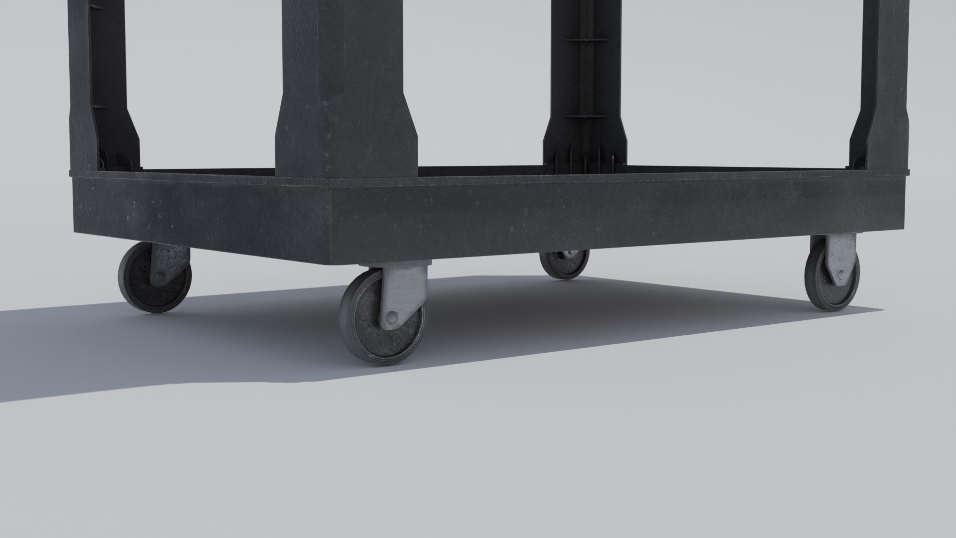 3D Industrial Utility Cart With 4k Textures Low-poly - TurboSquid 1961795