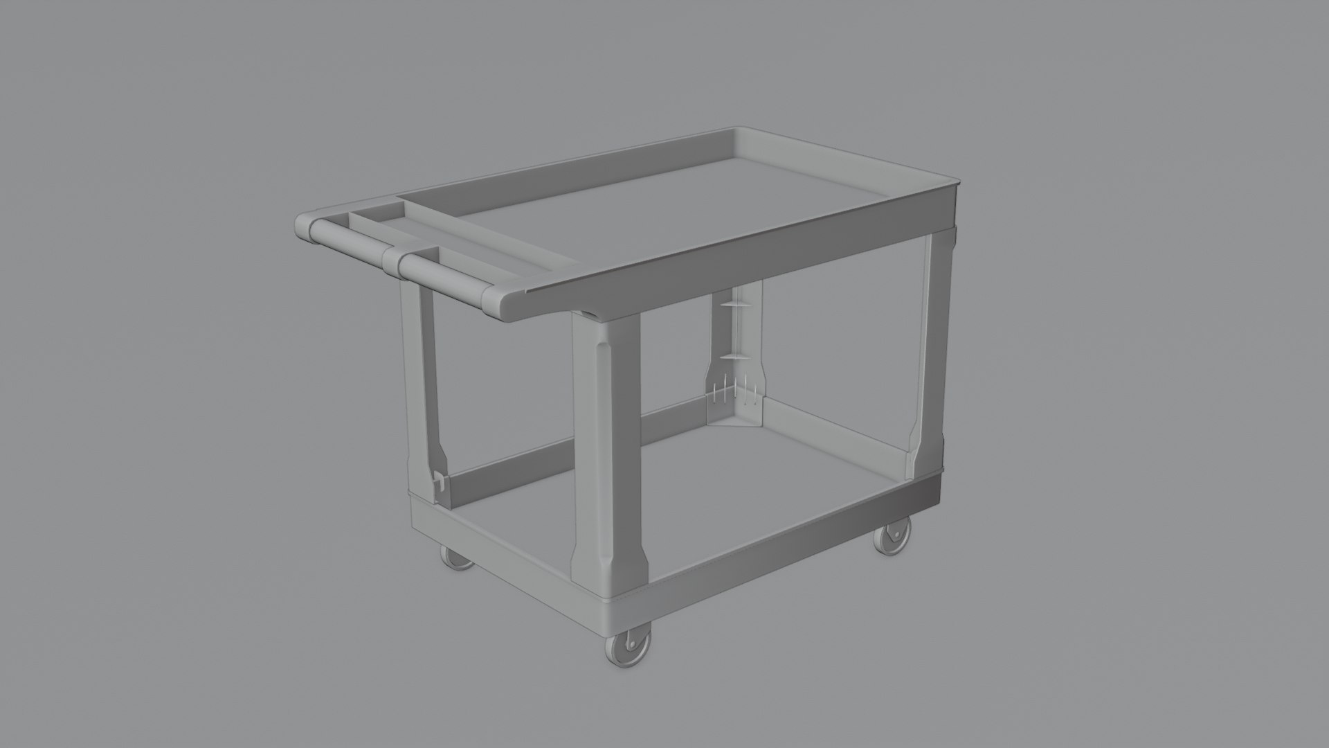 3D Industrial Utility Cart With 4k Textures Low-poly - TurboSquid 1961795