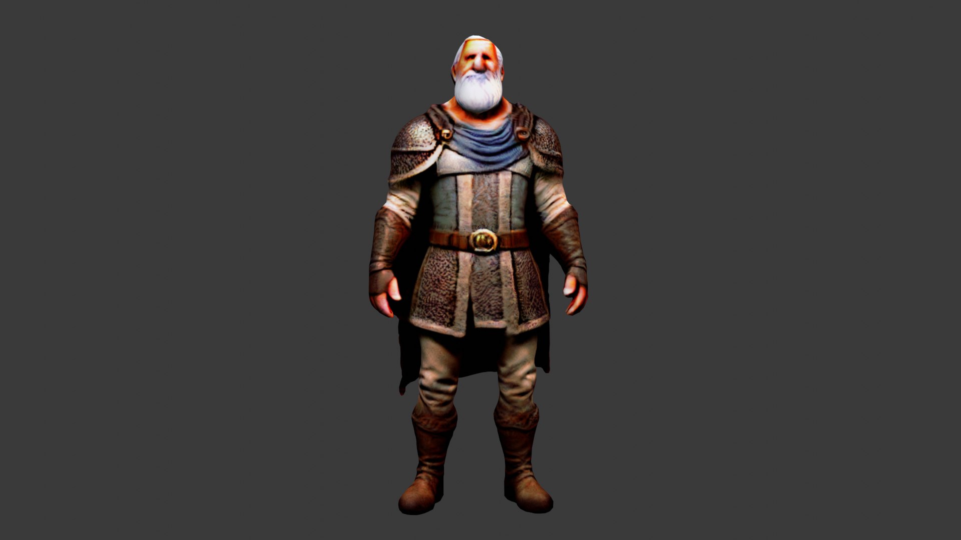 3D Model Blind Poor Old Man - TurboSquid 2127393