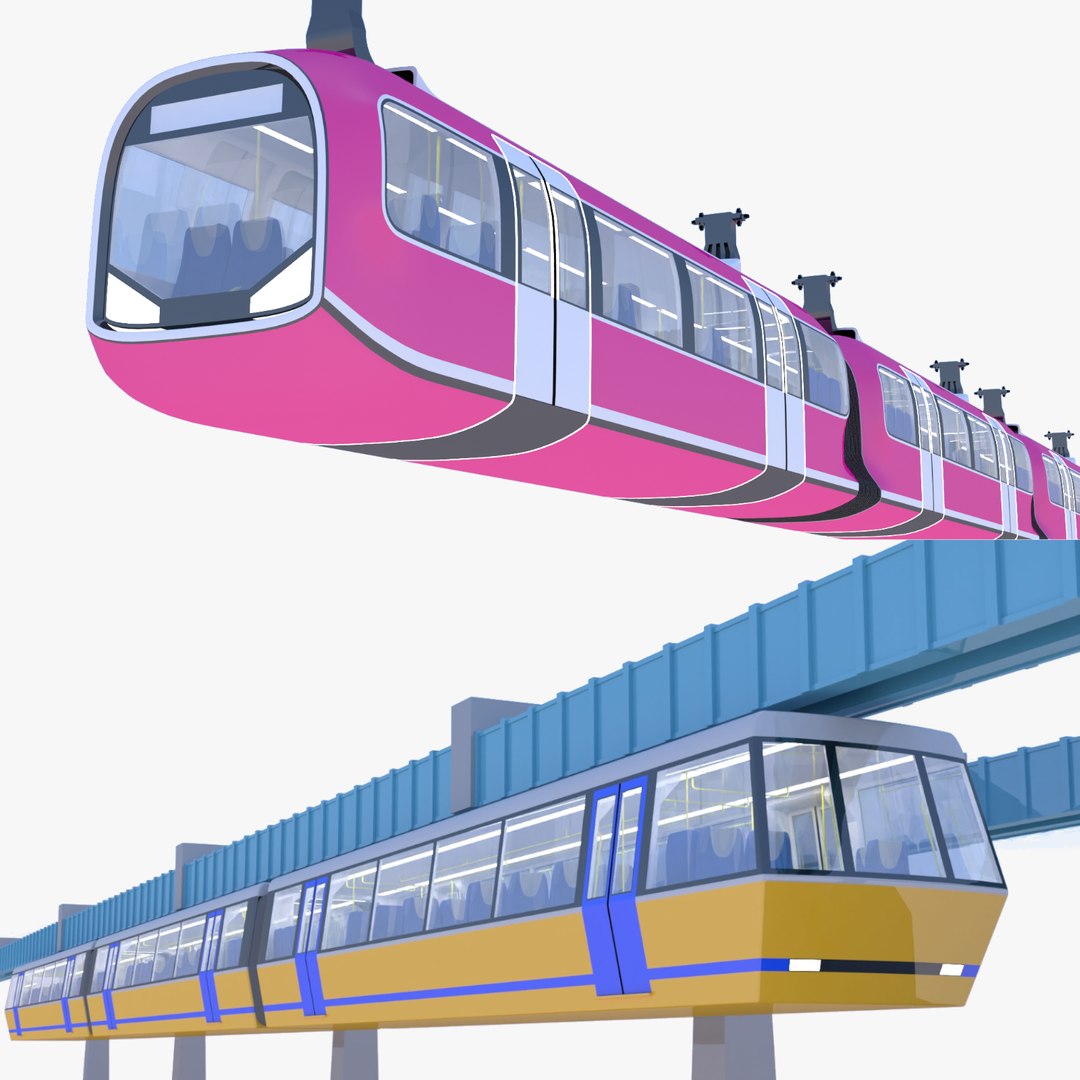 Elevated Trains Collection 2024 II 3D Model - TurboSquid 2209028