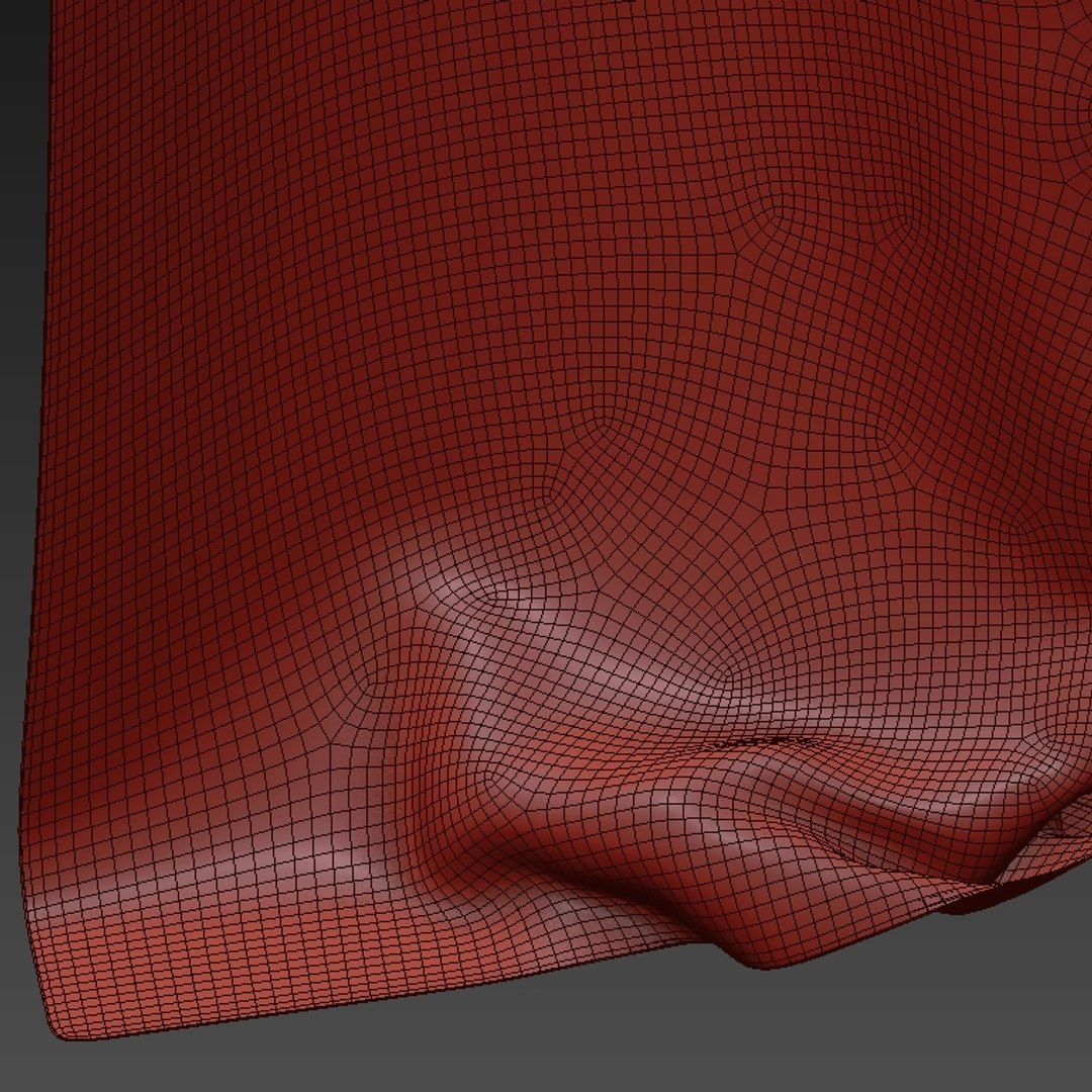 3D Model Beige Tulle - TurboSquid 1371609