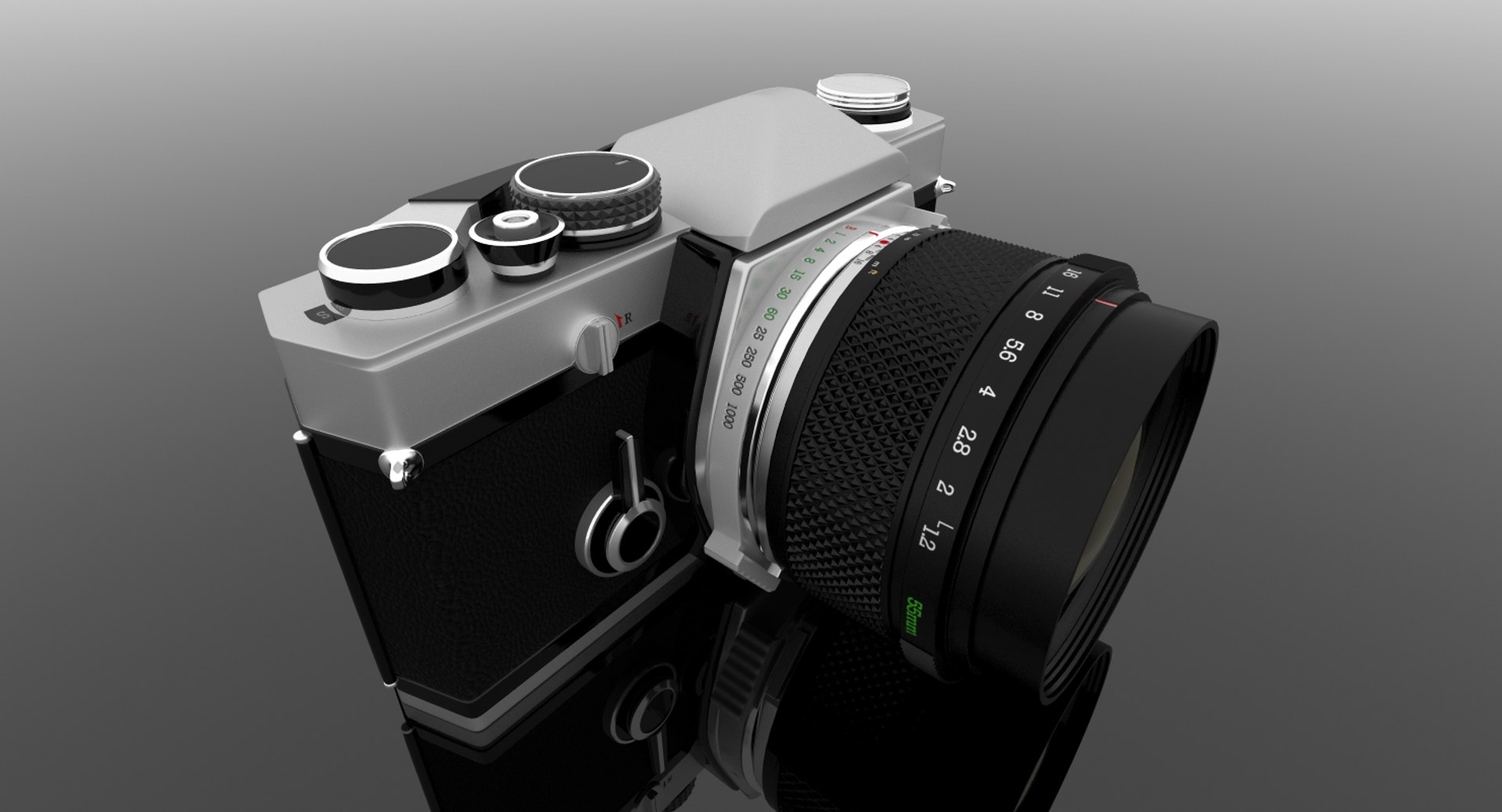 old camera 3d model