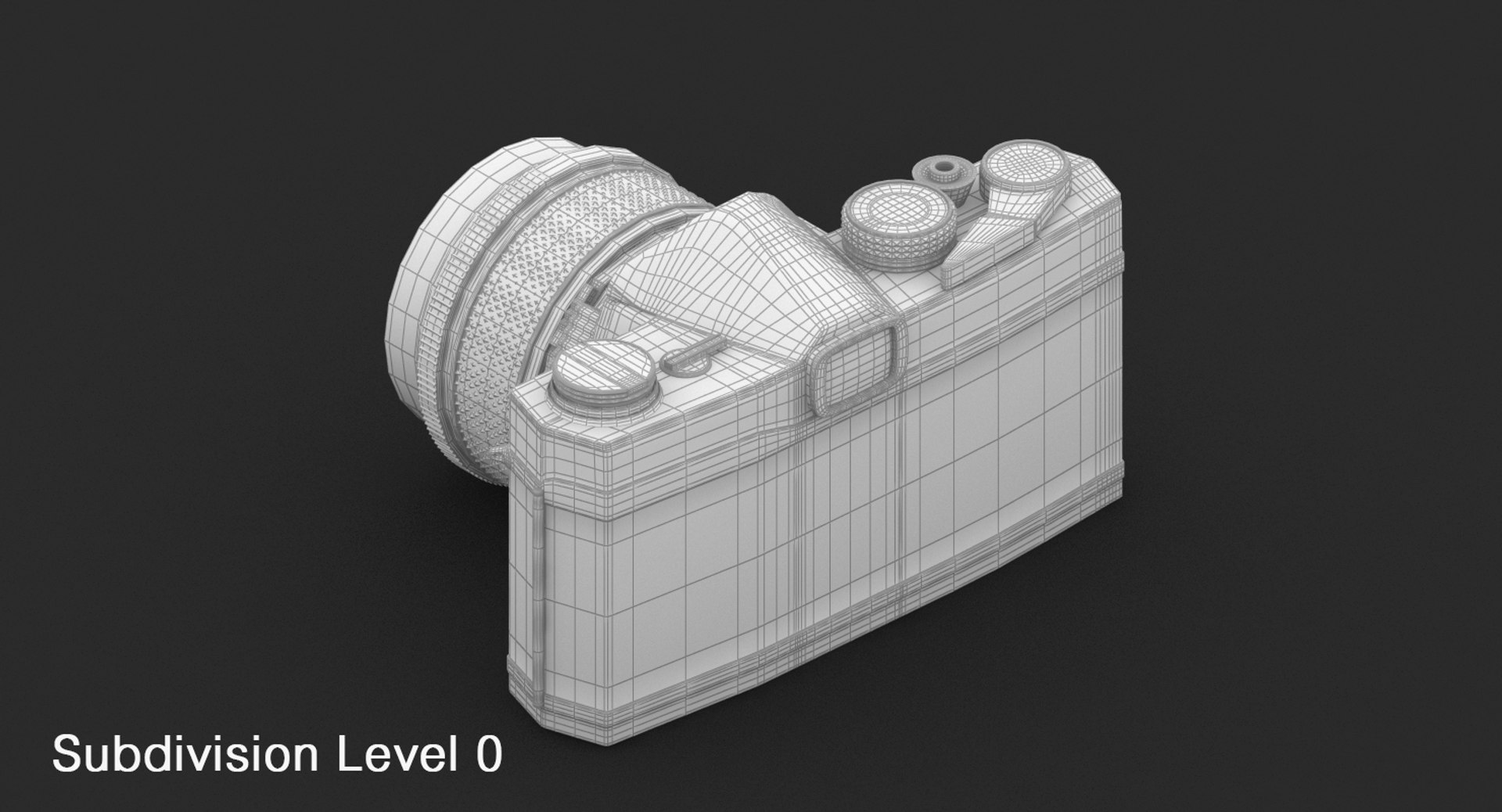 old camera 3d model