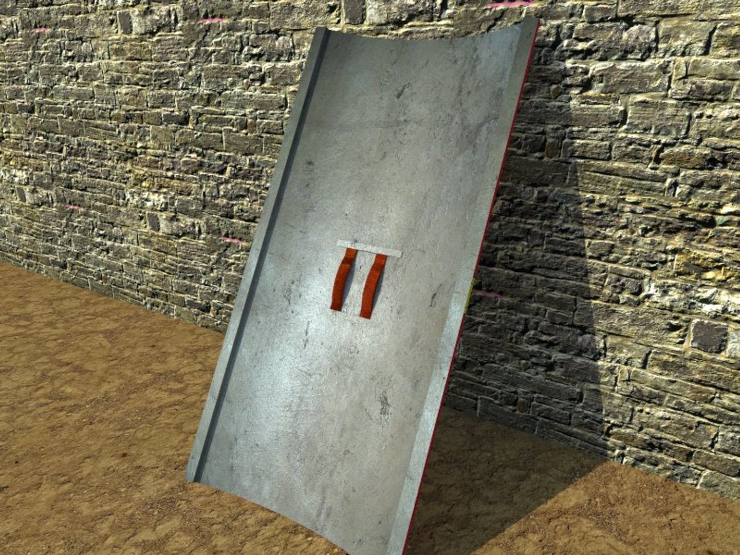 3d Model Roman Shield