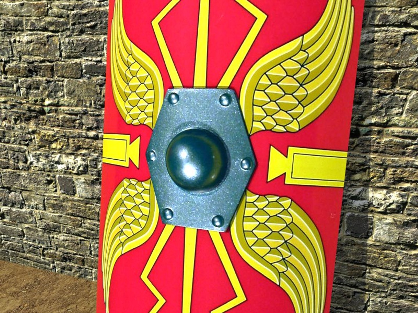3d Model Roman Shield