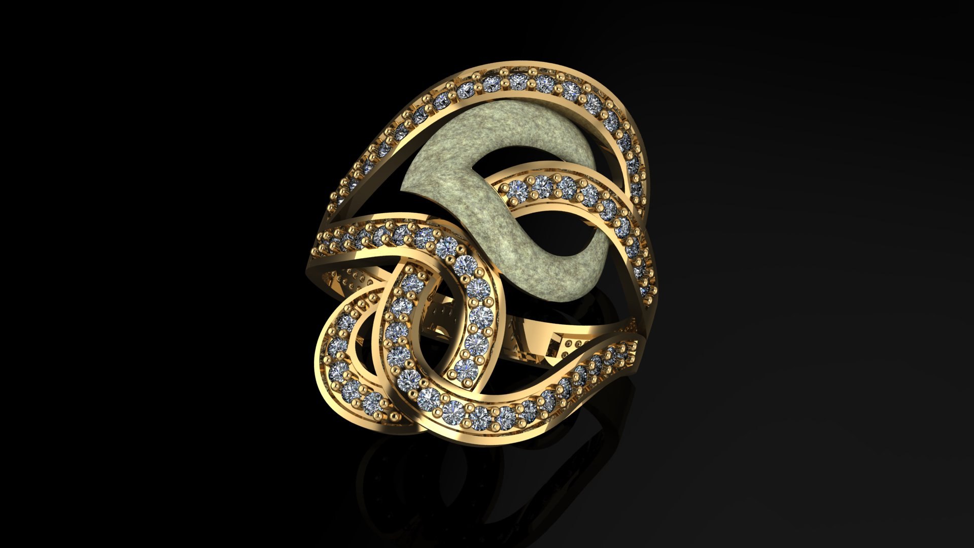 3D ring gold model - TurboSquid 1772469