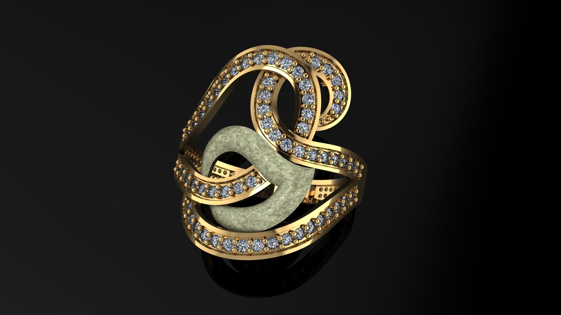 3D ring gold model - TurboSquid 1772469