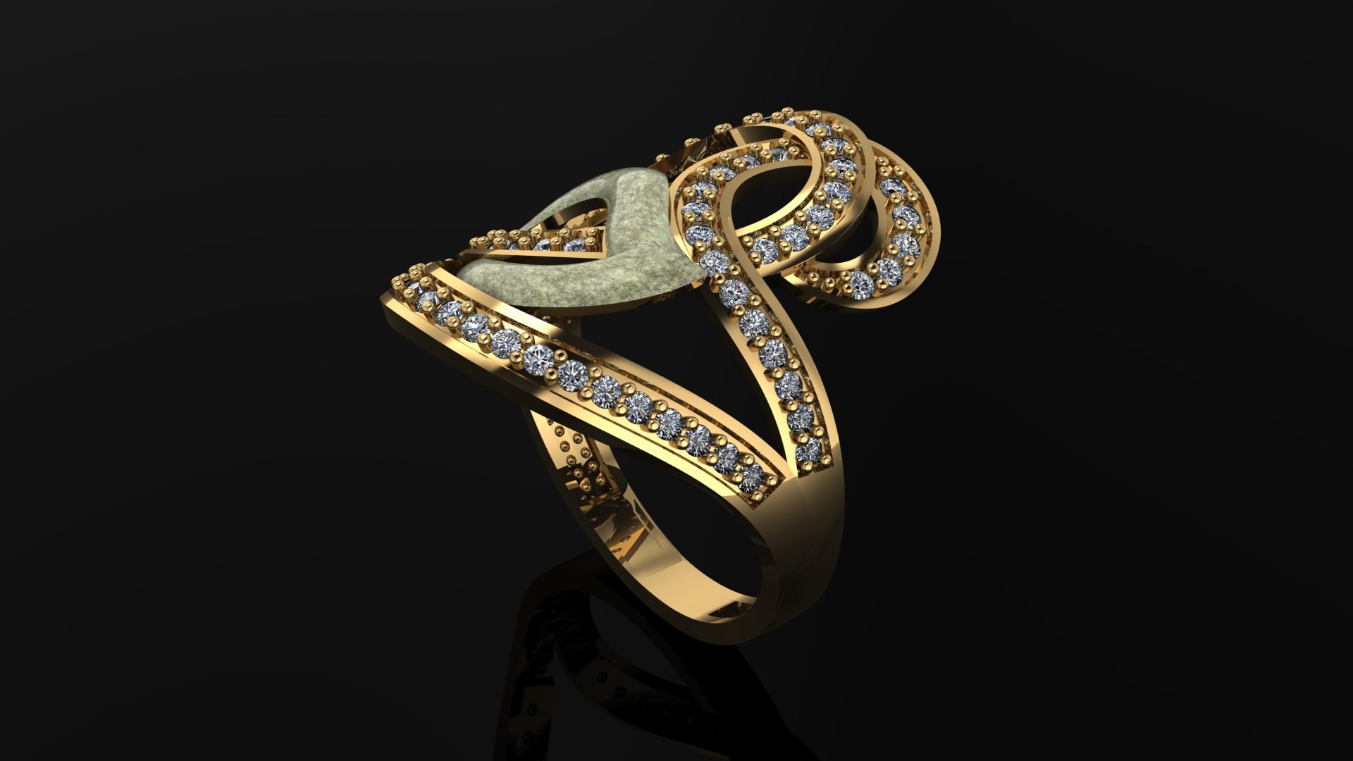 3D ring gold model - TurboSquid 1772469