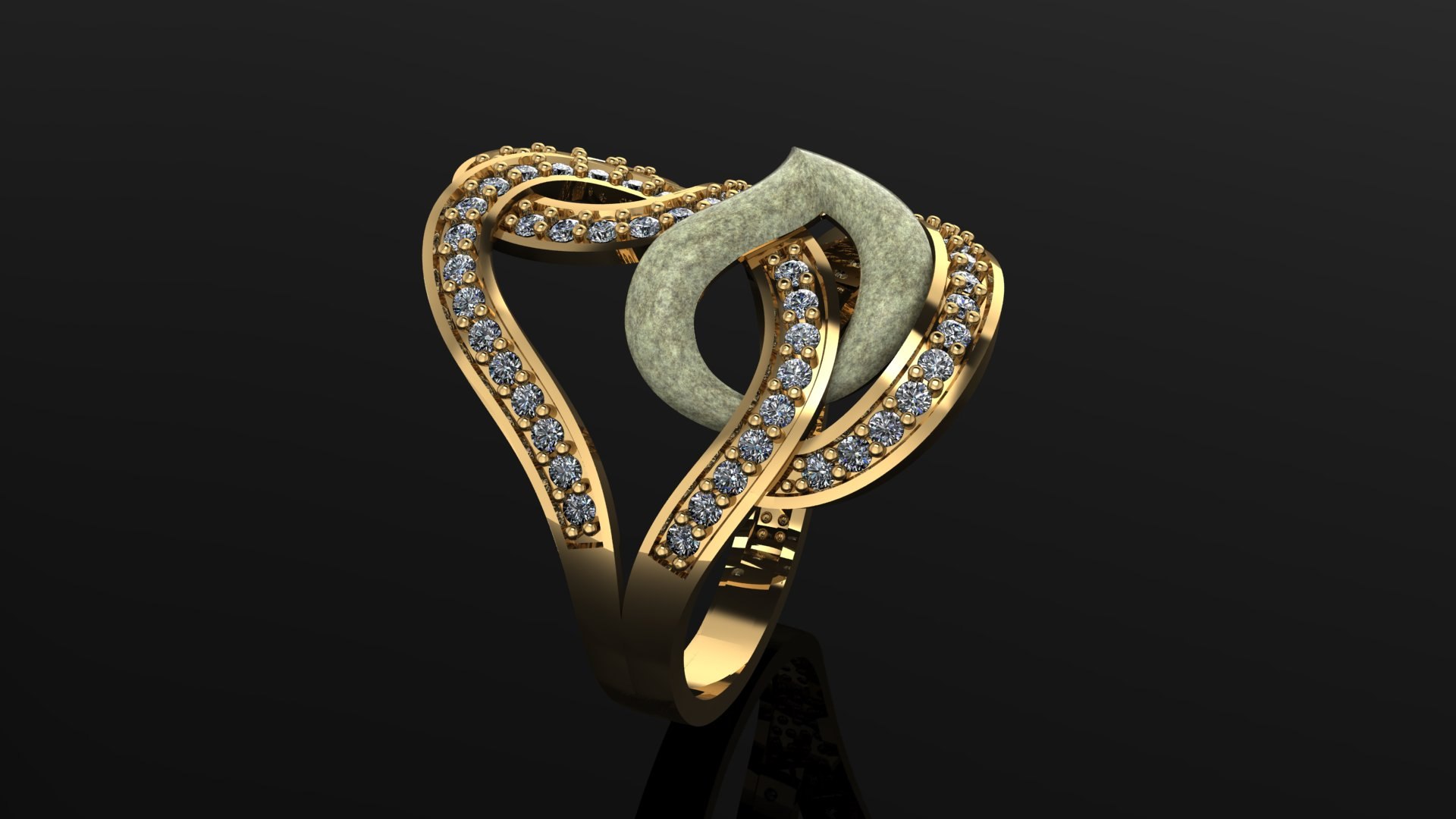 3D ring gold model - TurboSquid 1772469