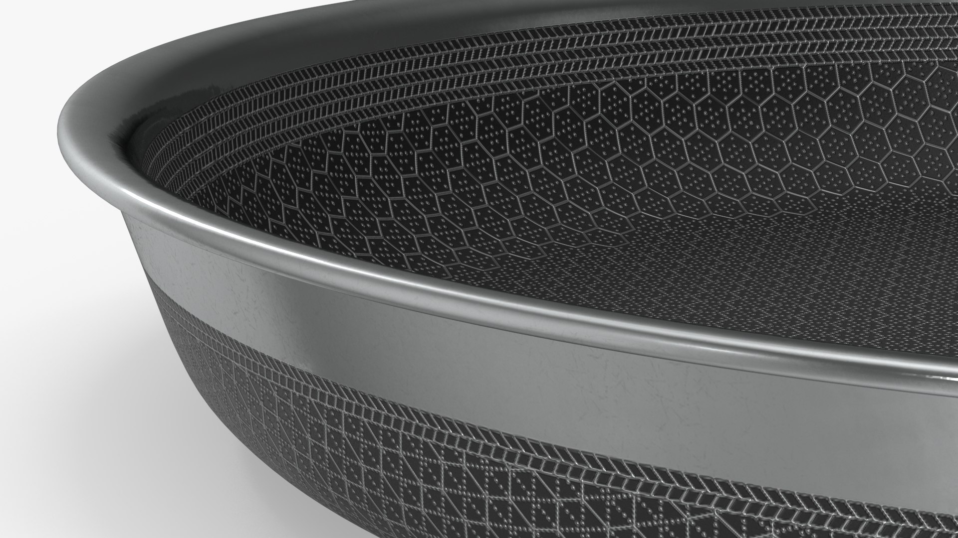 3D HexClad Hybrid Nonstick Pan 12-inch - TurboSquid 2193350