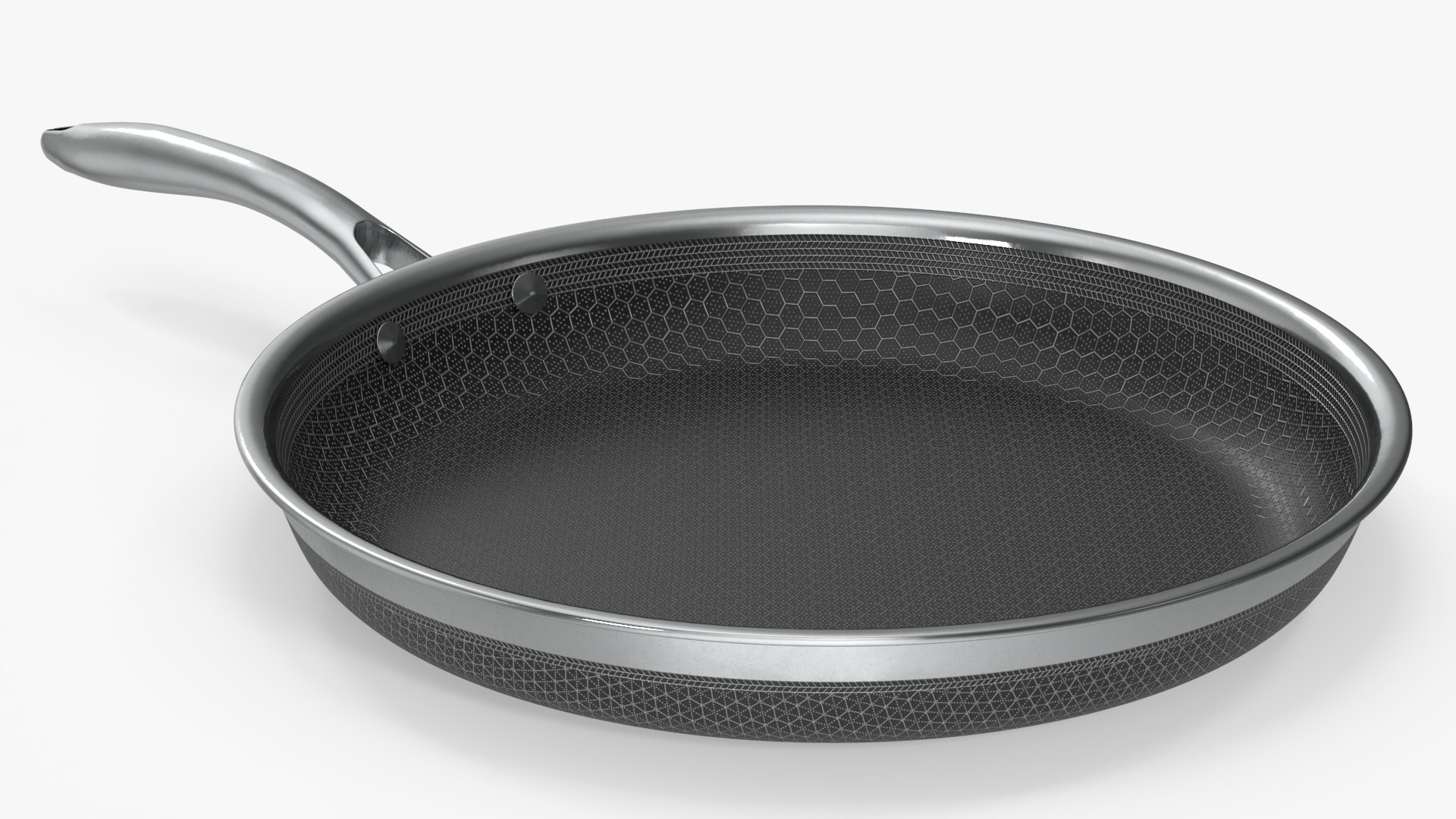 3D HexClad Hybrid Nonstick Pan 12-inch - TurboSquid 2193350