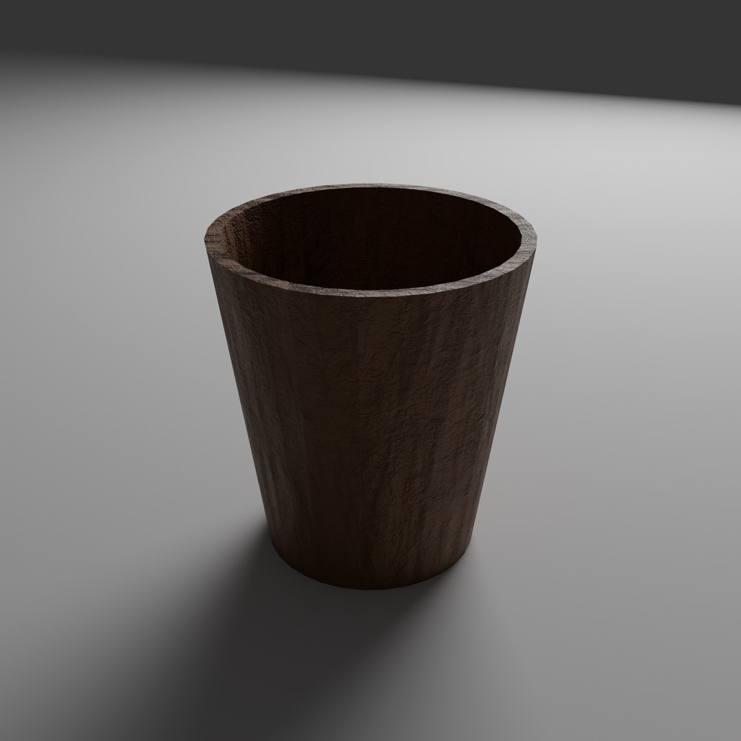 Low Poly Clay Cup Model - TurboSquid 2245555