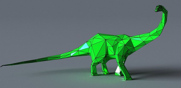 Low-poly printer barosaur Low-poly 3D model - TurboSquid 1825862