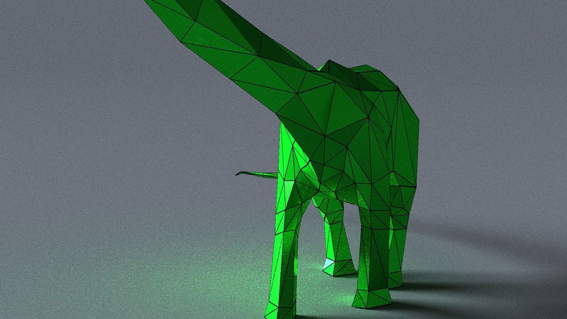 Low-poly Printer Barosaur Low-poly 3D Model - TurboSquid 1825862