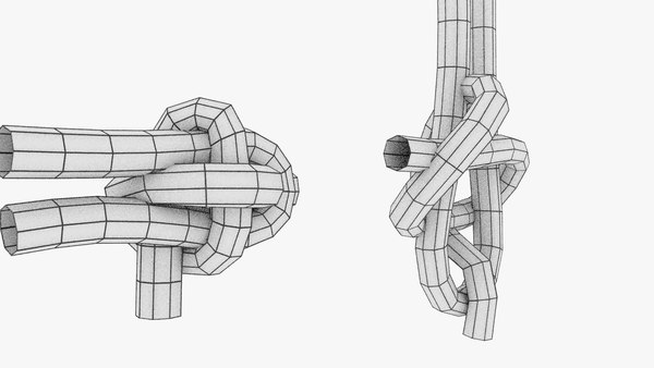3D knot bend model - TurboSquid 1666652