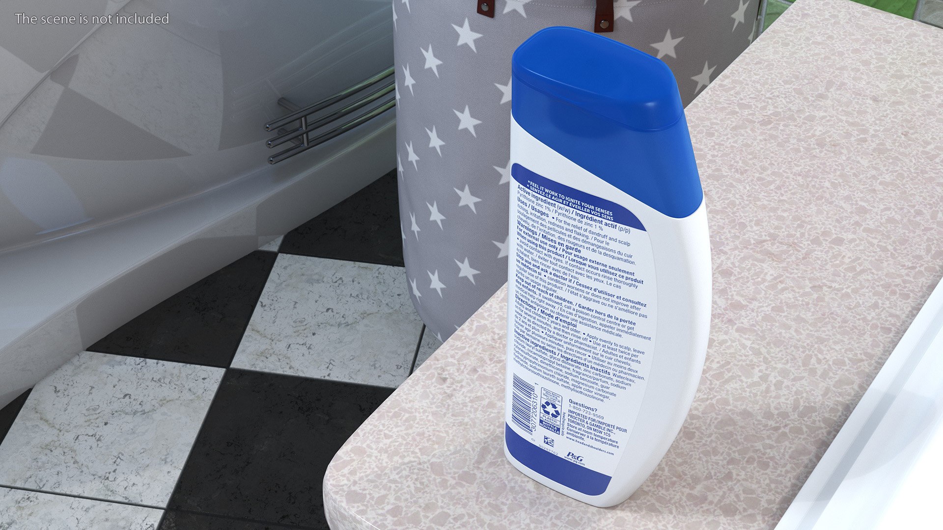 Head And Shoulders Classic Clean Shampoo Bottle 3D - TurboSquid 2172257