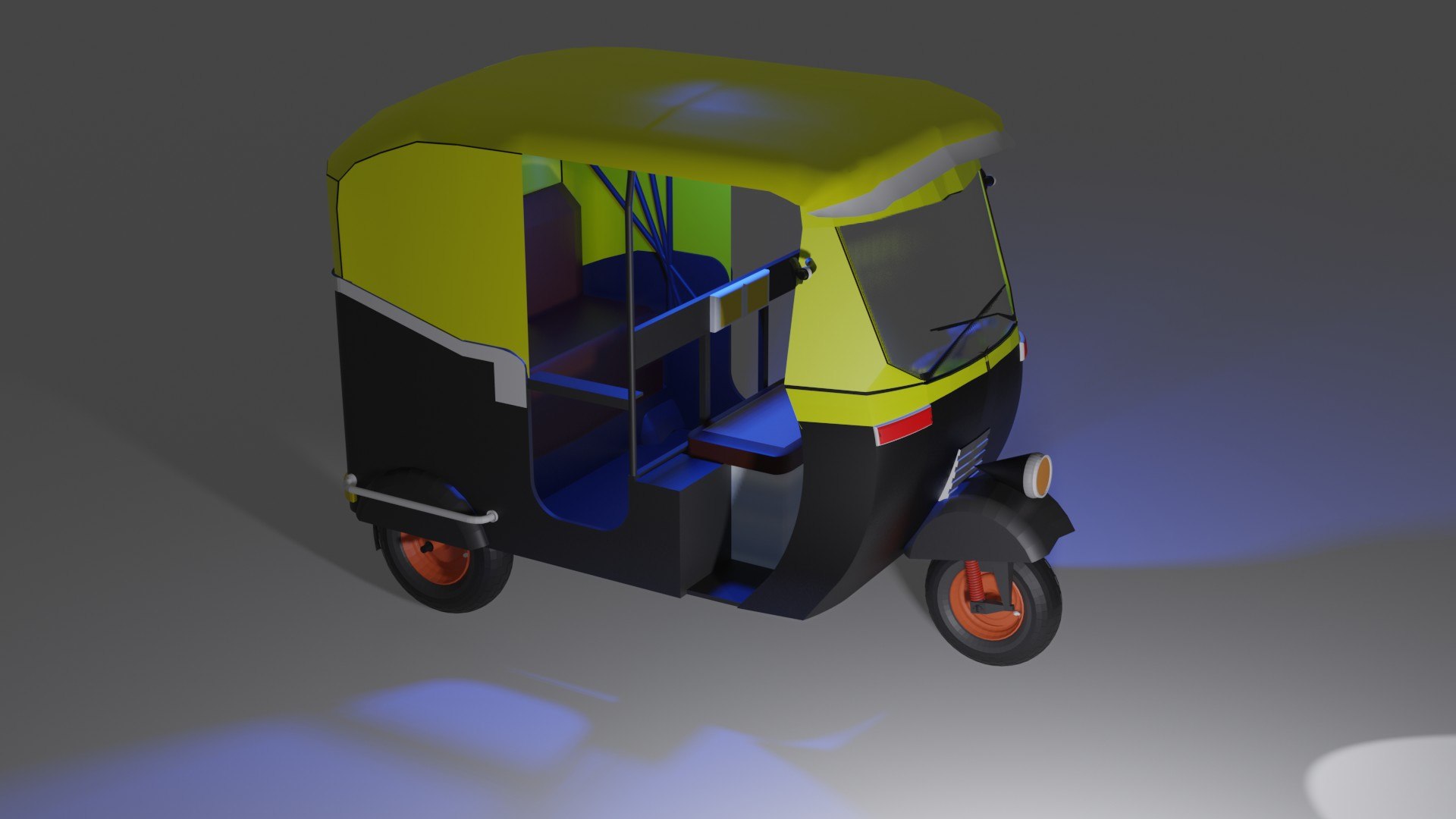 Auto rikshaw 3D model - TurboSquid 1917901