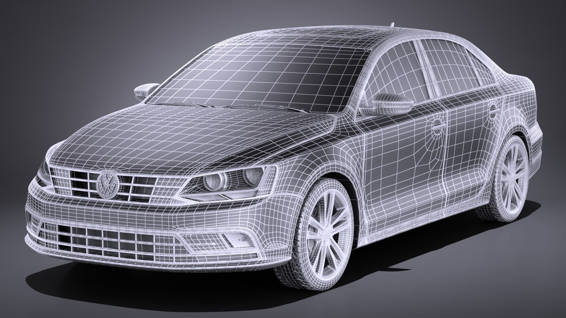 Volkswagen Jetta Usa 3d Model