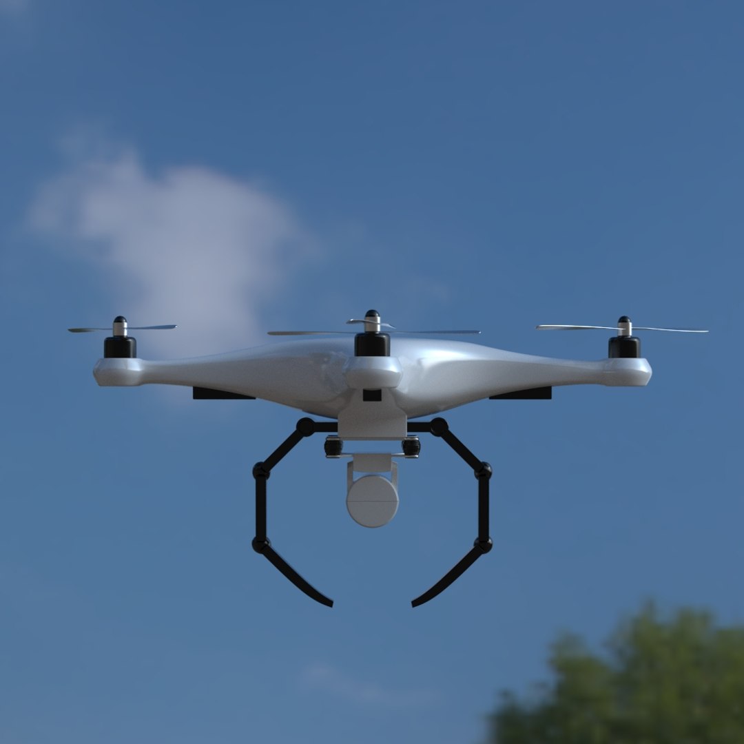 3D Simple Drone - TurboSquid 1404901