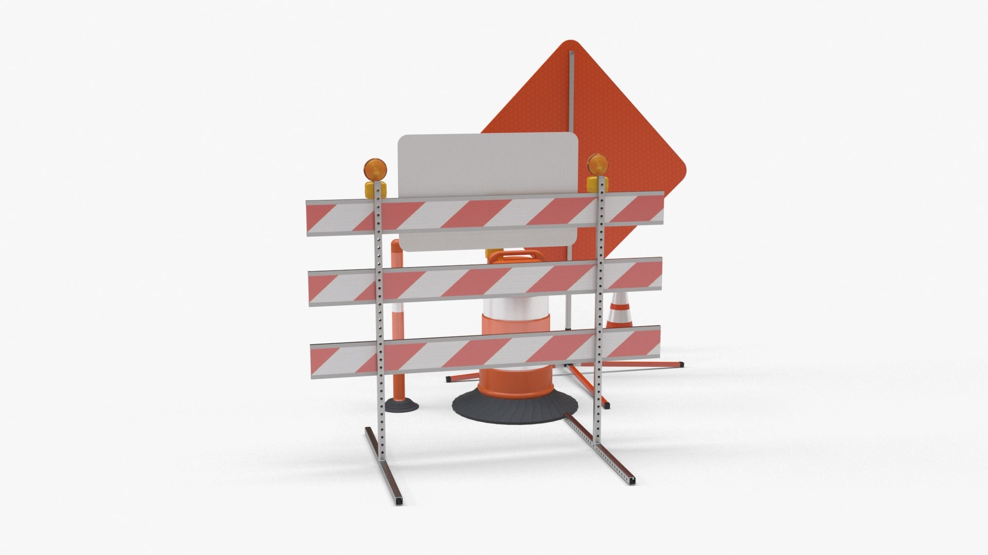 Road Construction 1 3D Model - TurboSquid 1579341