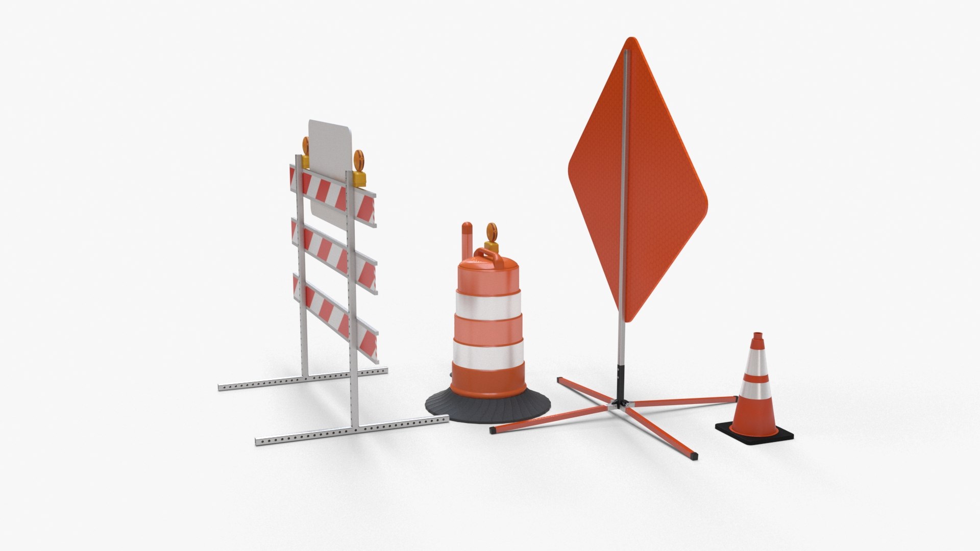 Road Construction 1 3D Model - TurboSquid 1579341