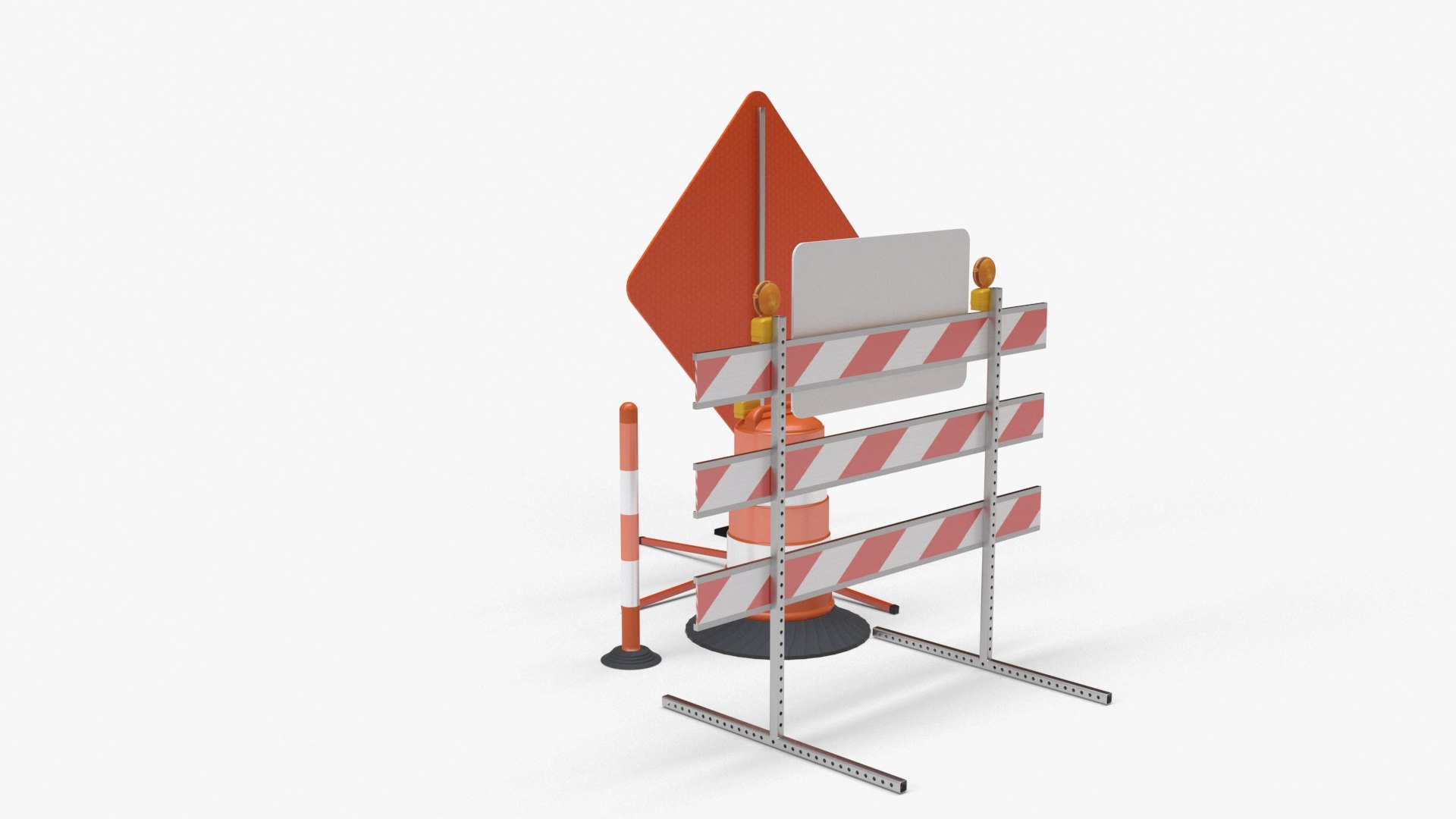 Road Construction 1 3D Model - TurboSquid 1579341