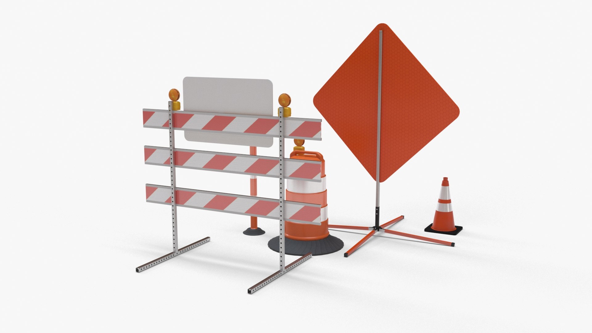 Road Construction 1 3D Model - TurboSquid 1579341