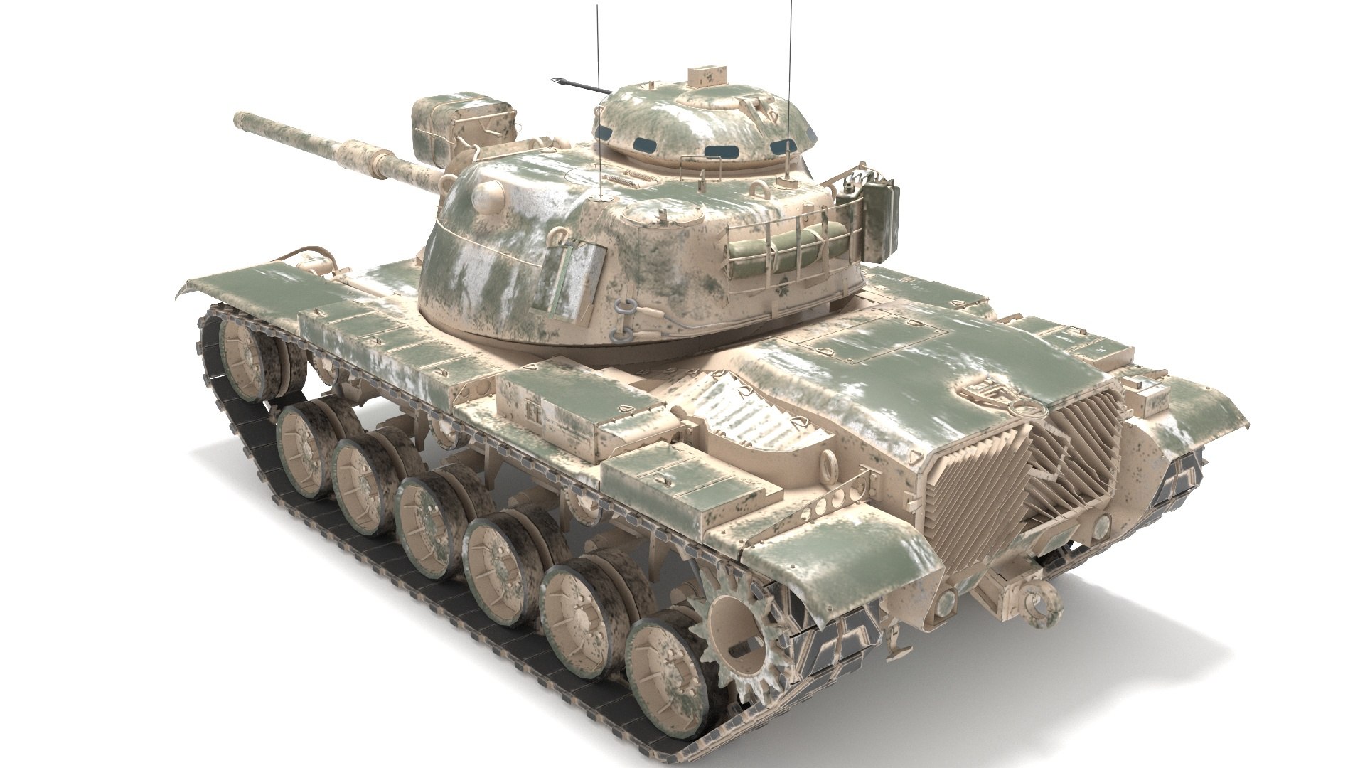 M60 Tank 3D - TurboSquid 1695133