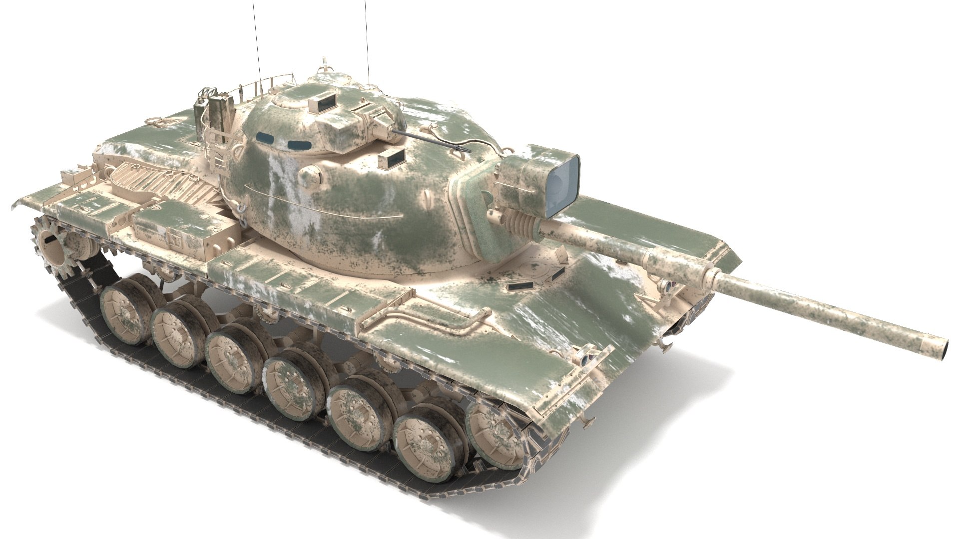 M60 탱크 3D 모델 - TurboSquid 1695133