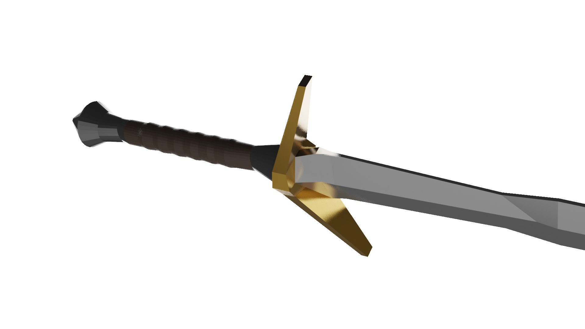 Low-poly Longsword Ready Vr 3D Model - TurboSquid 1616447