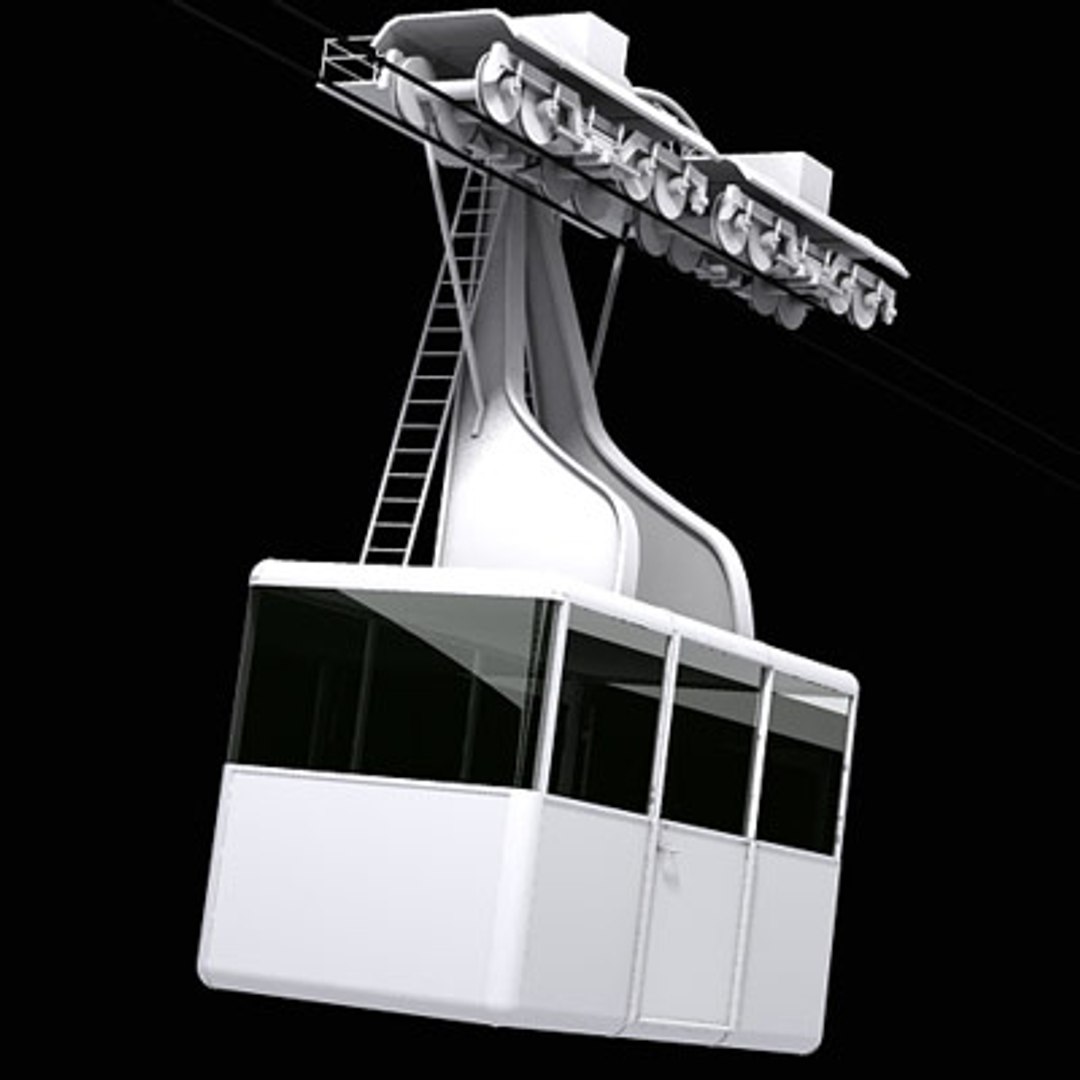 Cableway Wagon 3d Model