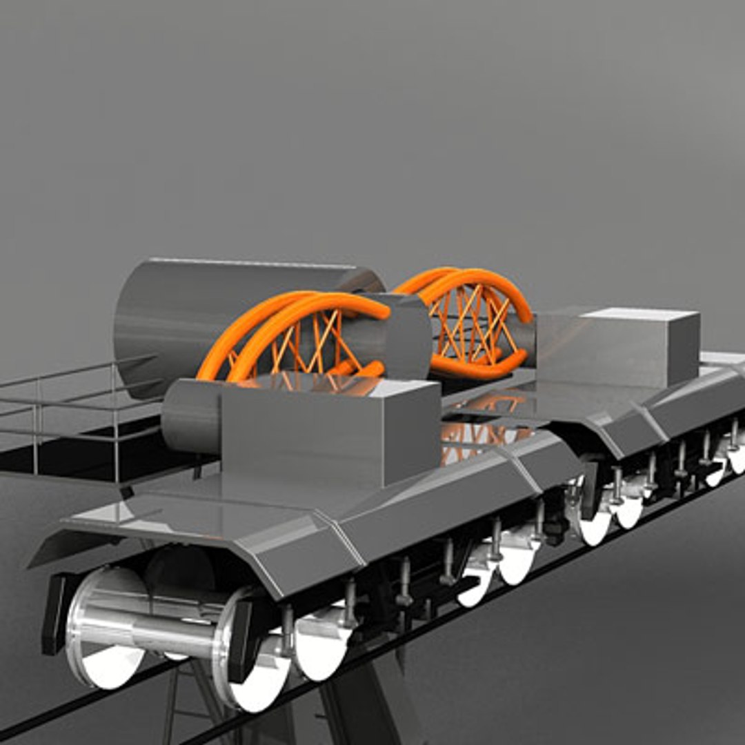 Cableway Wagon 3d Model