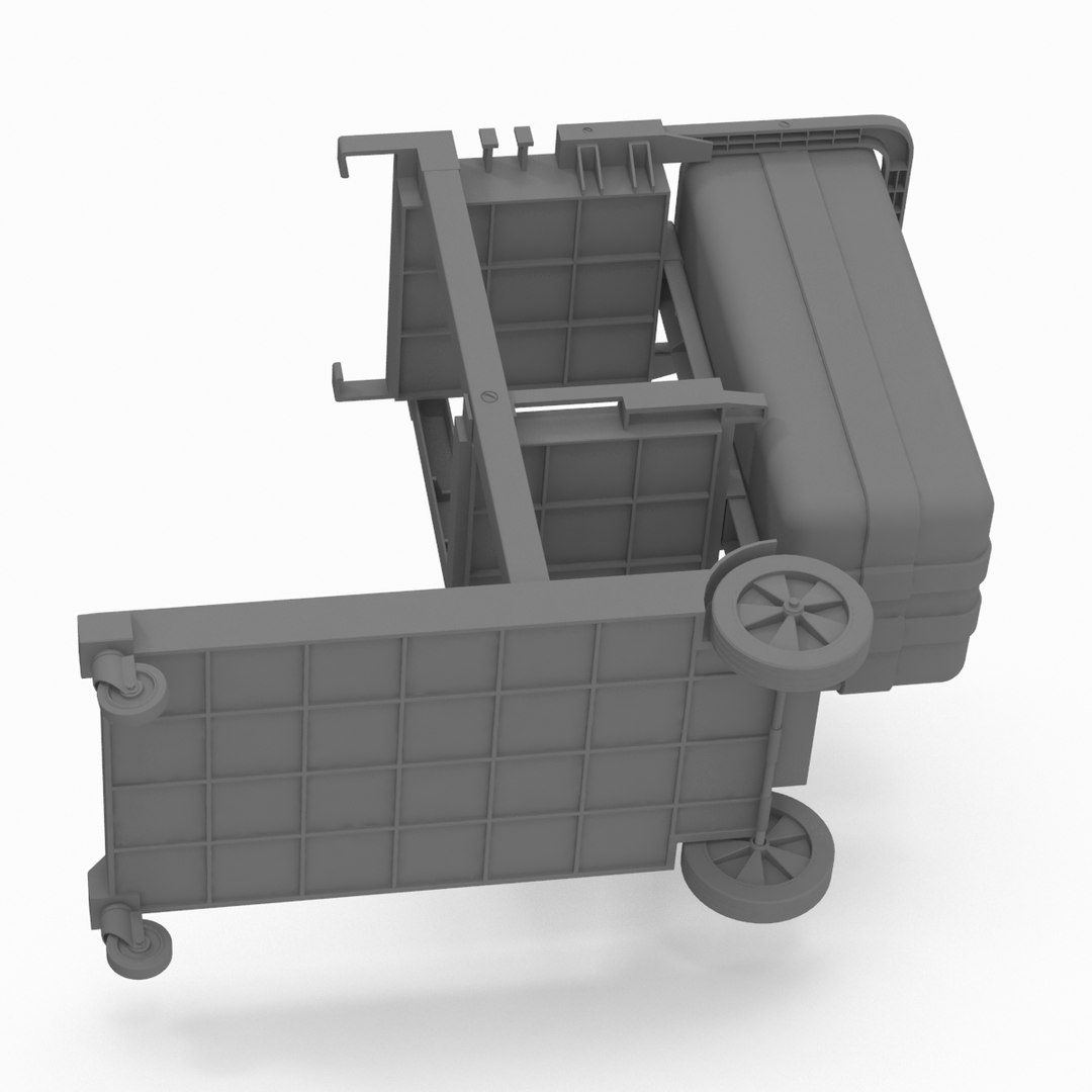 Janitorial cart 3D model - TurboSquid 1168647