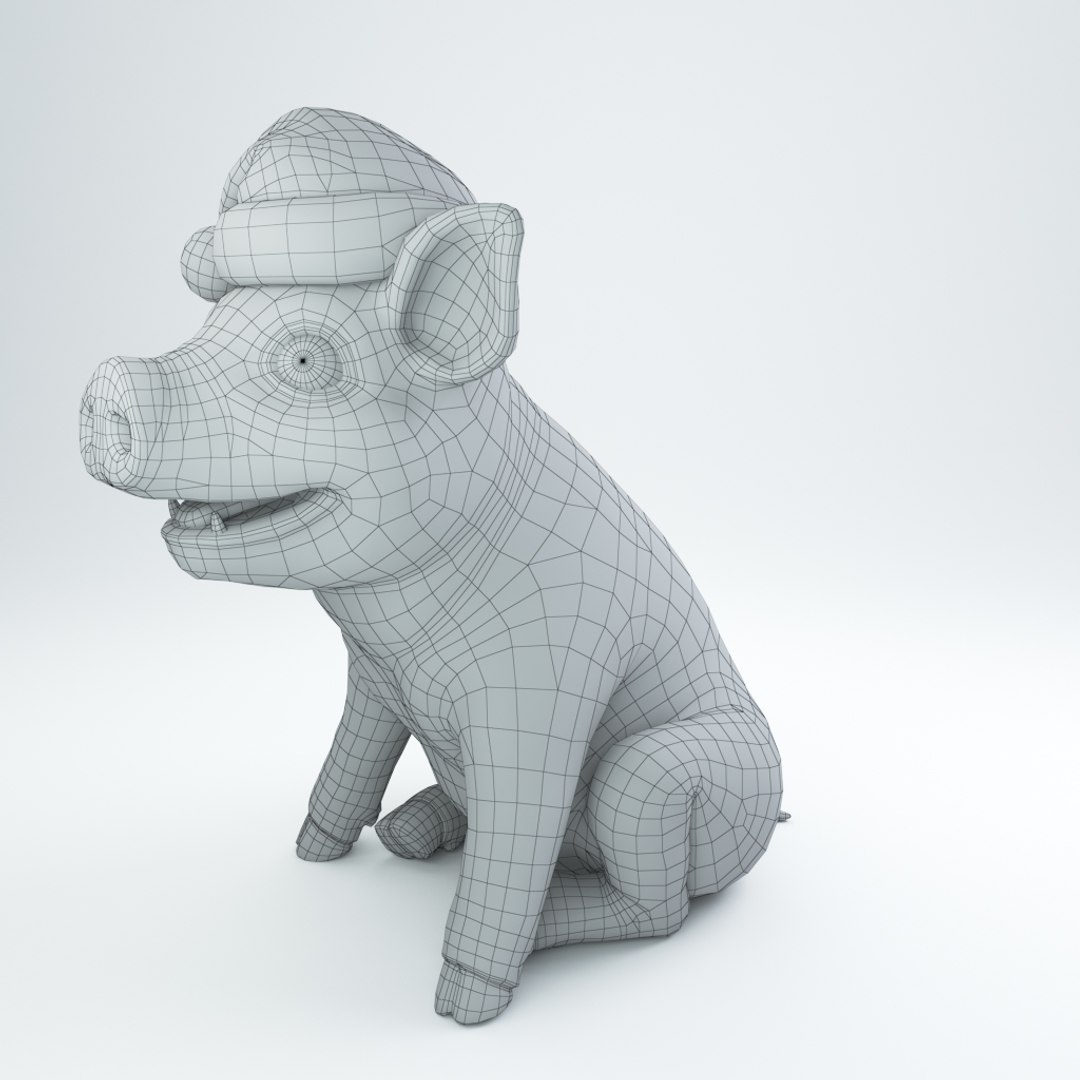 3D Model Pig Piggy - TurboSquid 1359032