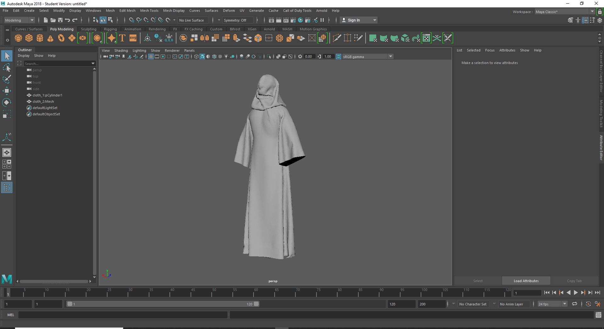 3D Jedi Cloth - TurboSquid 1476900