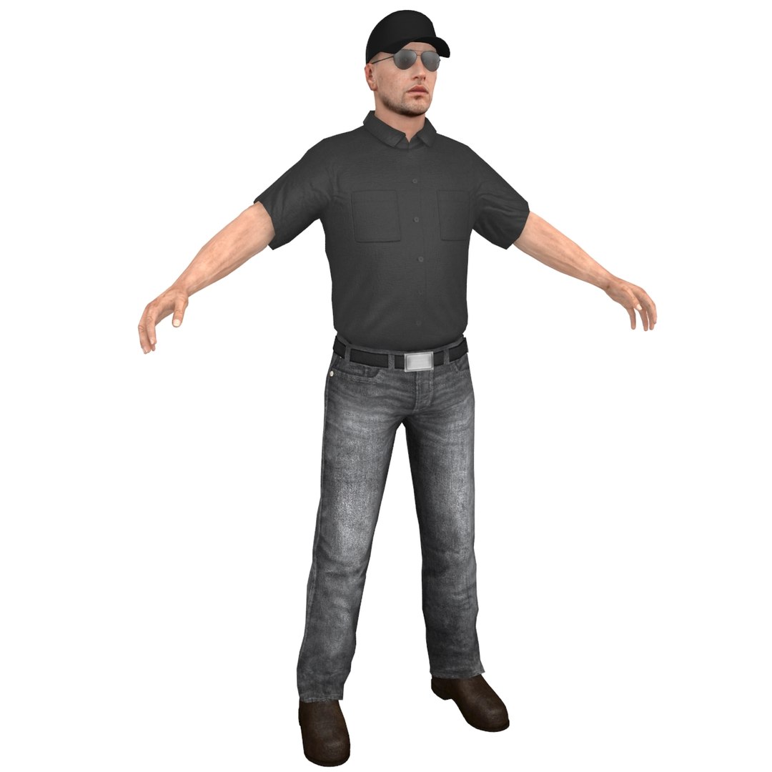 Truck driver 3D model - TurboSquid 1353056