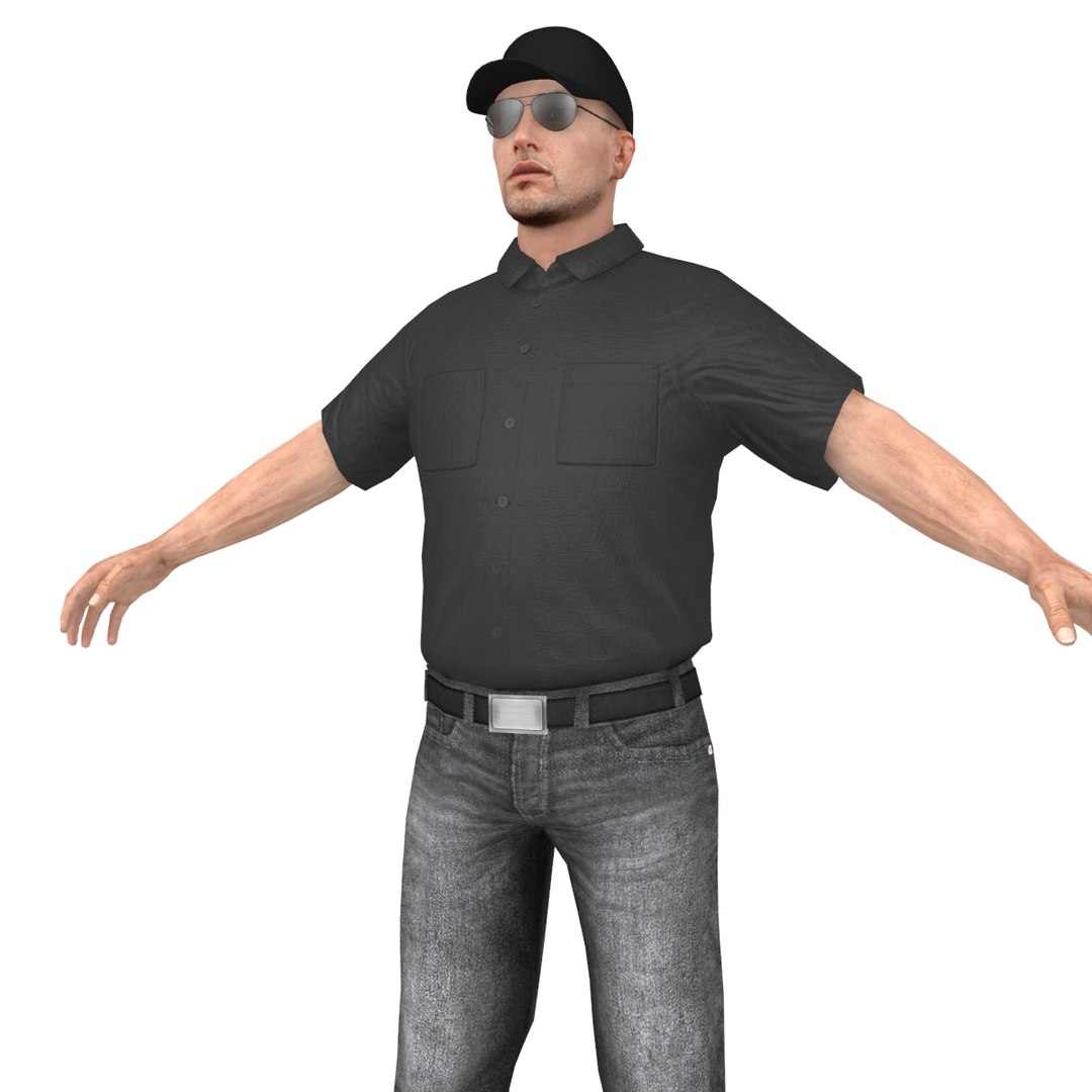 Truck Driver 3D Model - TurboSquid 1353056