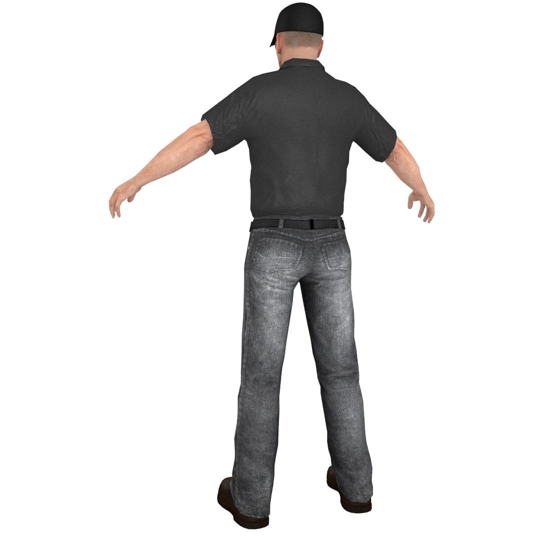 Truck Driver 3D Model - TurboSquid 1353056