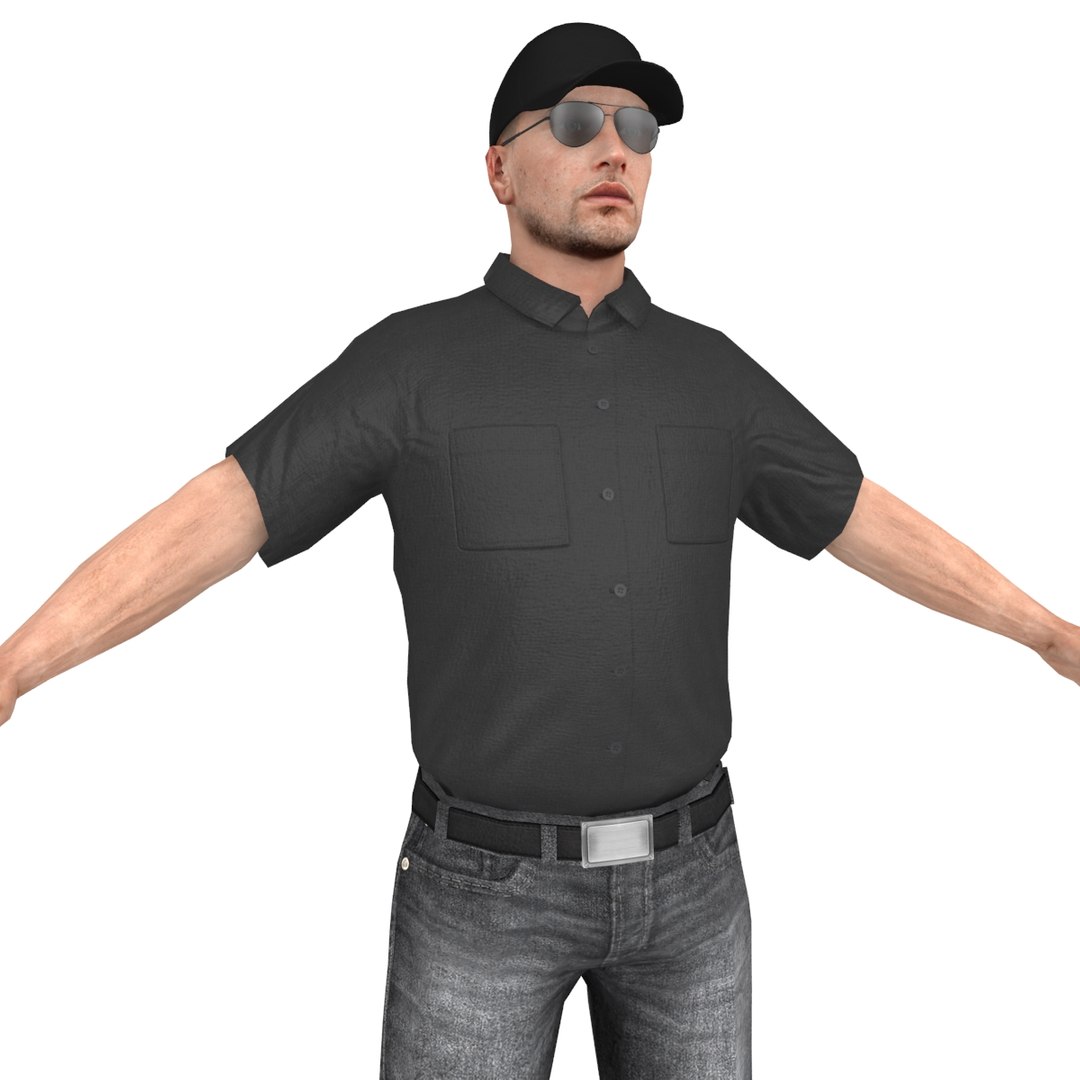 Truck Driver 3D Model - TurboSquid 1353056