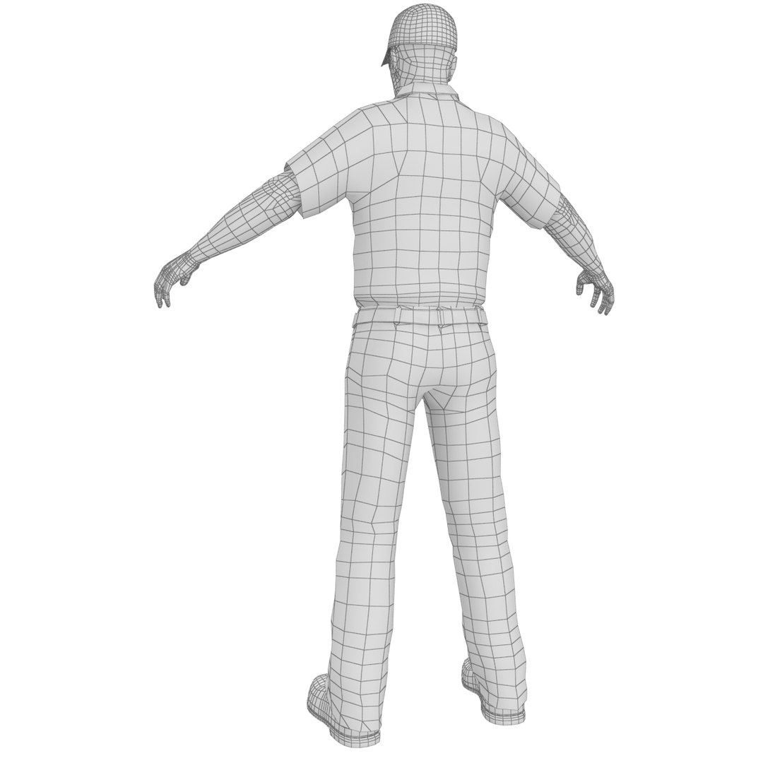 Truck driver 3D model - TurboSquid 1353056