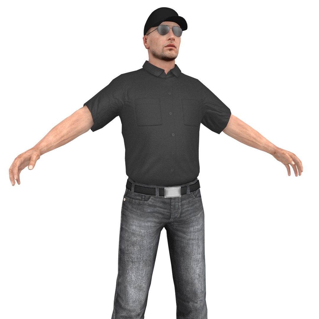 Truck Driver 3D Model - TurboSquid 1353056