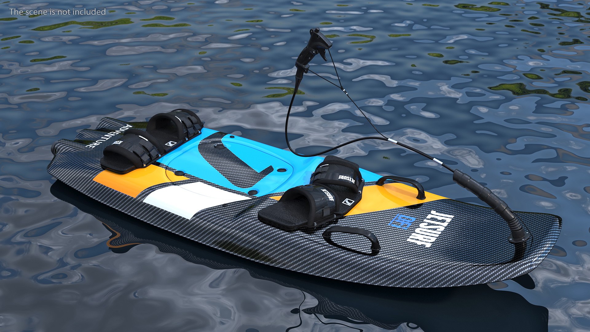 Motorised Carbon Fiber Surfboard Jet Surf Blue 3D Model - TurboSquid ...