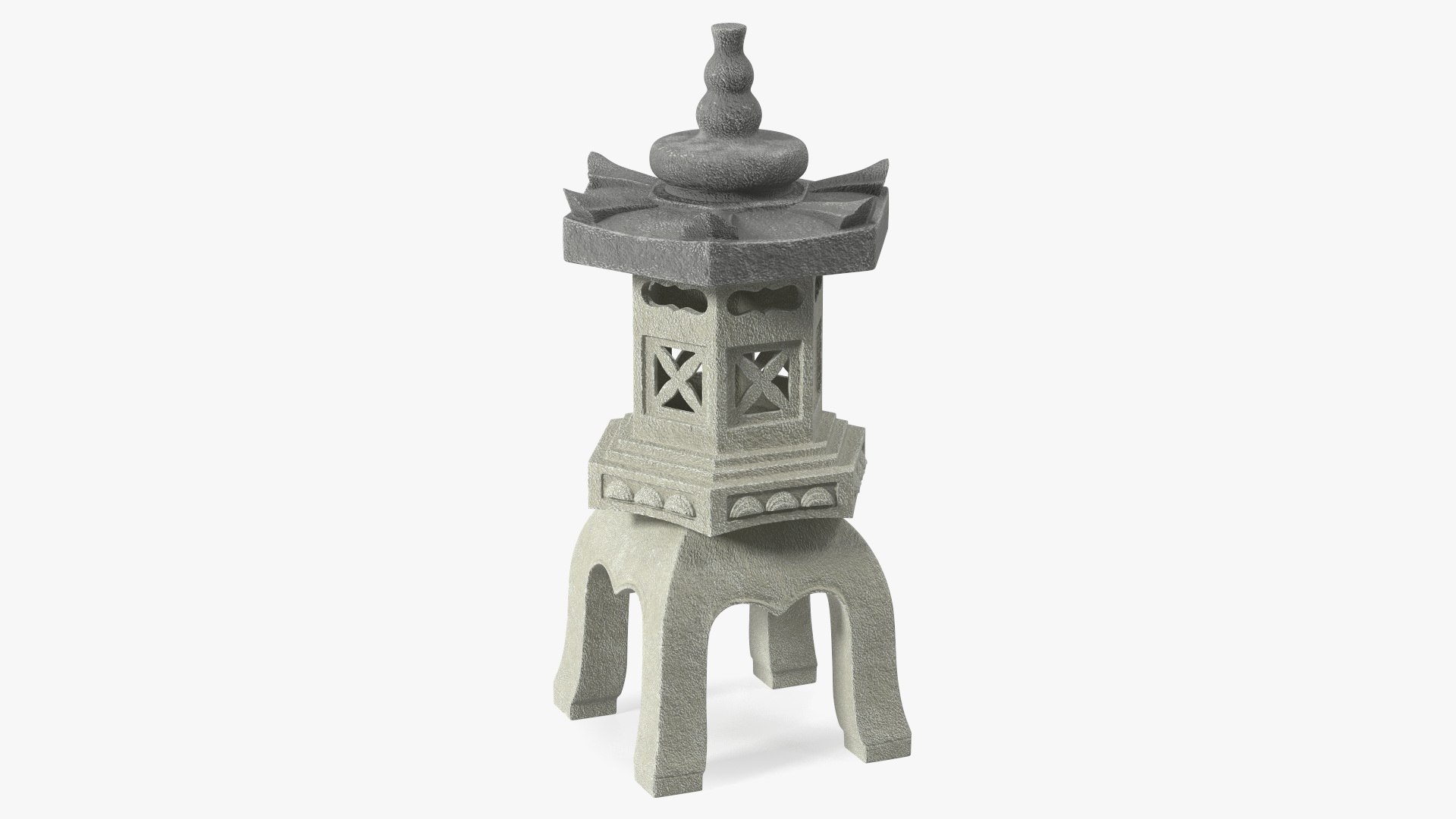 Asian Garden Statue Gray 3D - TurboSquid 1819201