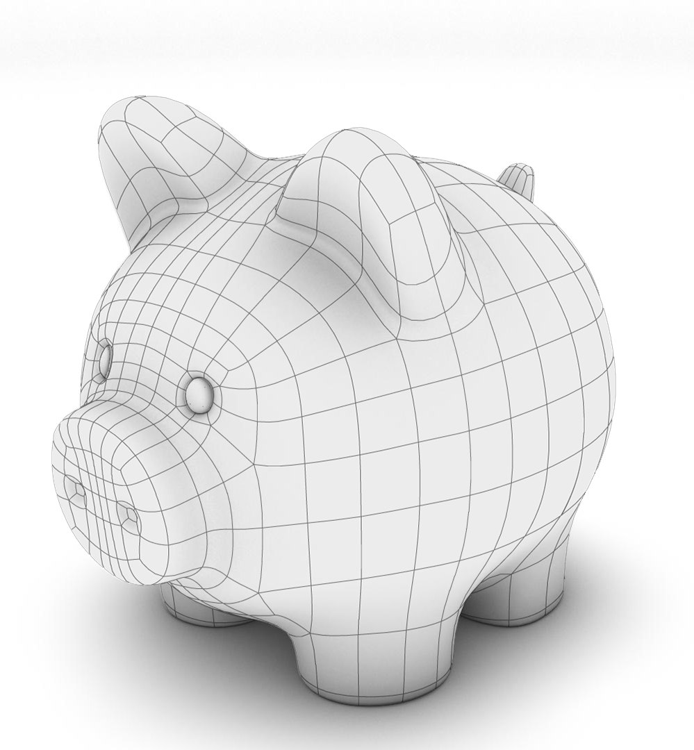 Piggy Bank 3D Model - TurboSquid 1464736