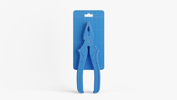 Black pliers packaging 3D - TurboSquid 1668181