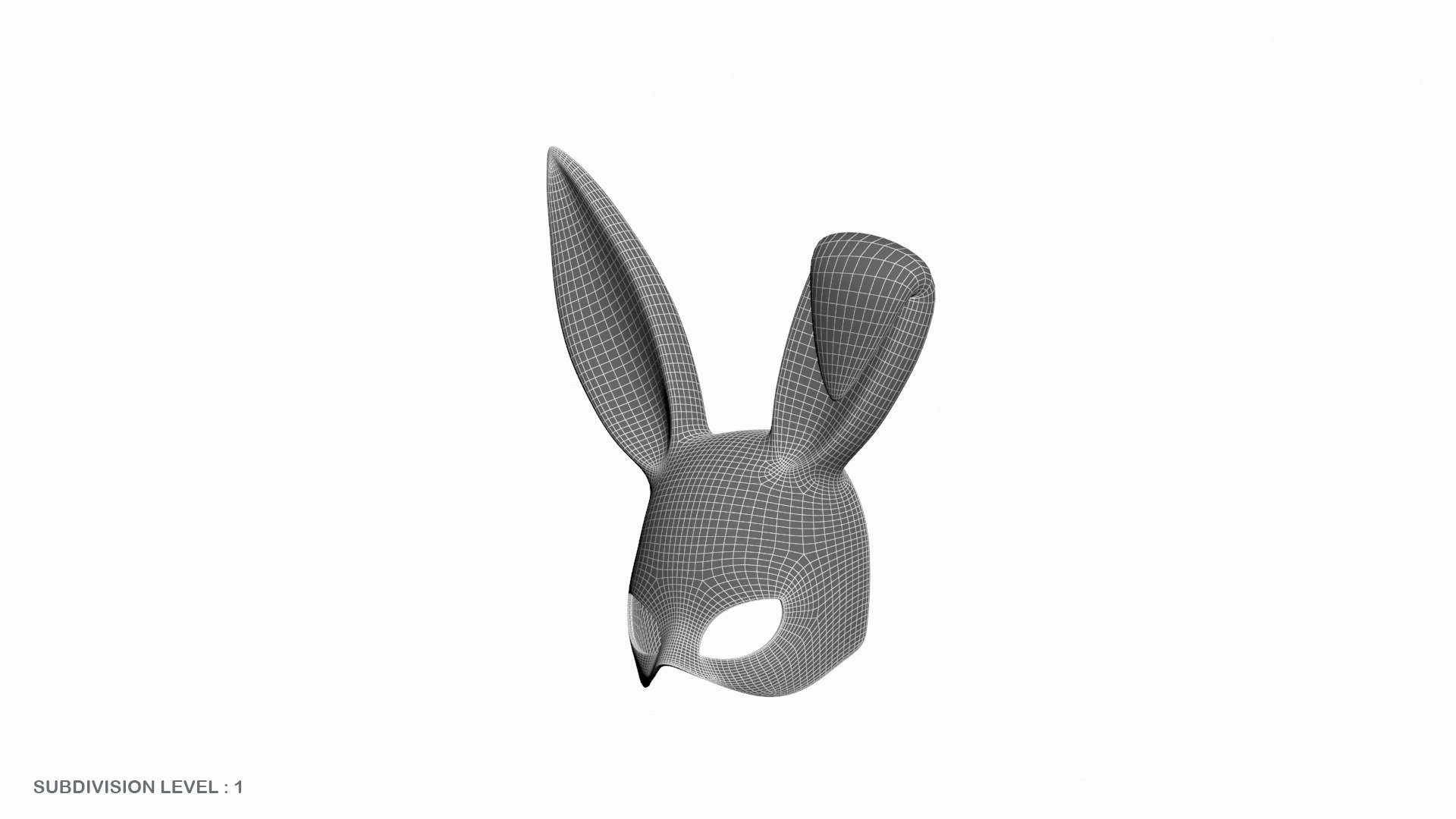 3D Rabbit Mask - TurboSquid 1492425