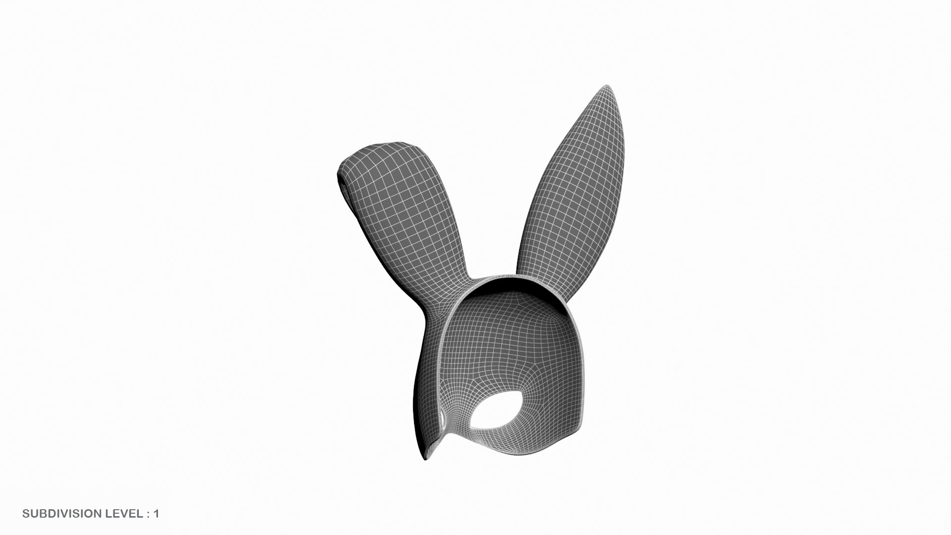 3D Rabbit Mask - TurboSquid 1492425